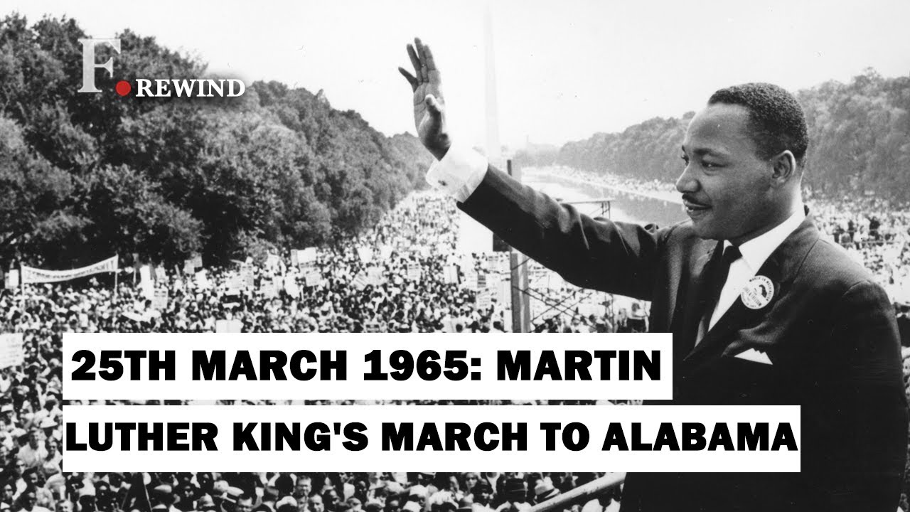 25th March 1965: Martin Luther King Jr. Led Marchers To The State ...