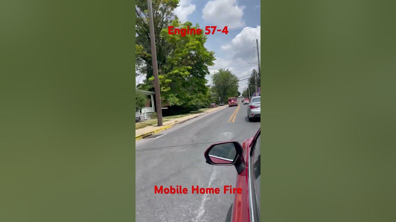 Engine 57-4 Responding to a Mobile Home Fire #goprohero8 - YouTube