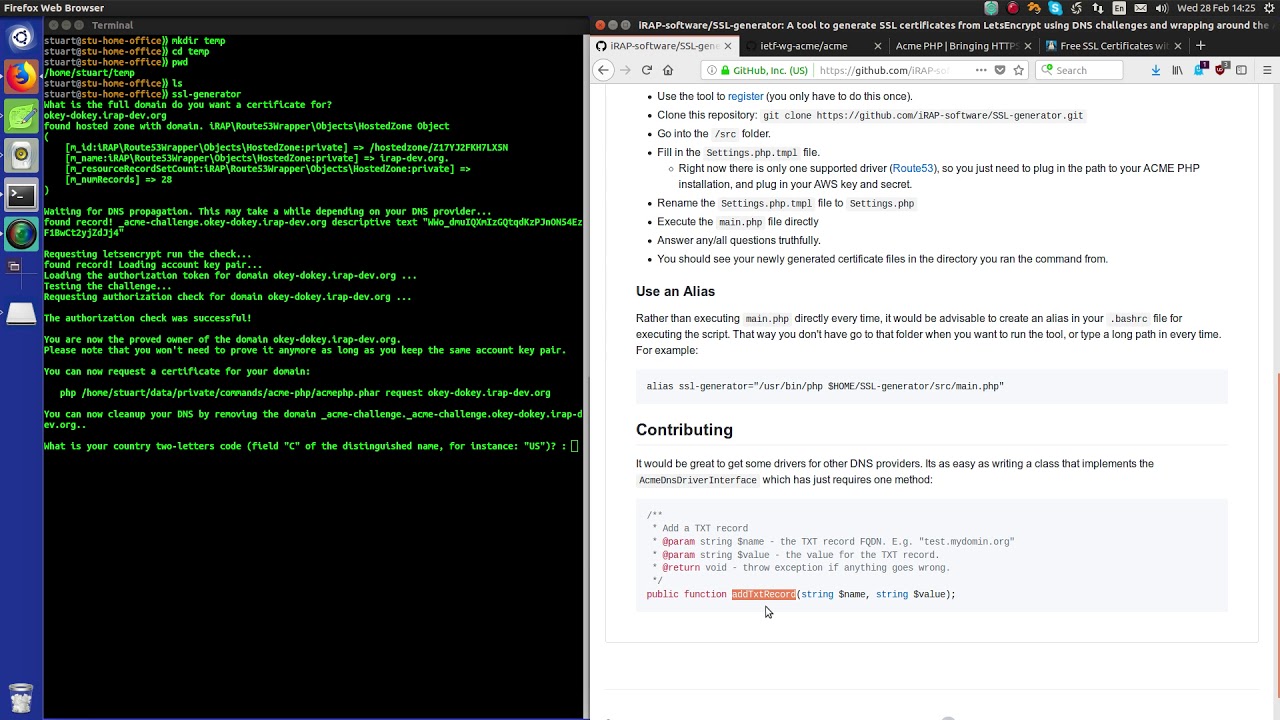 SSL generator demo - YouTube