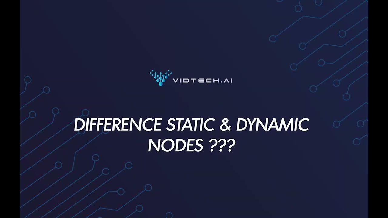 Difference static & dynamic nodes ??? - YouTube