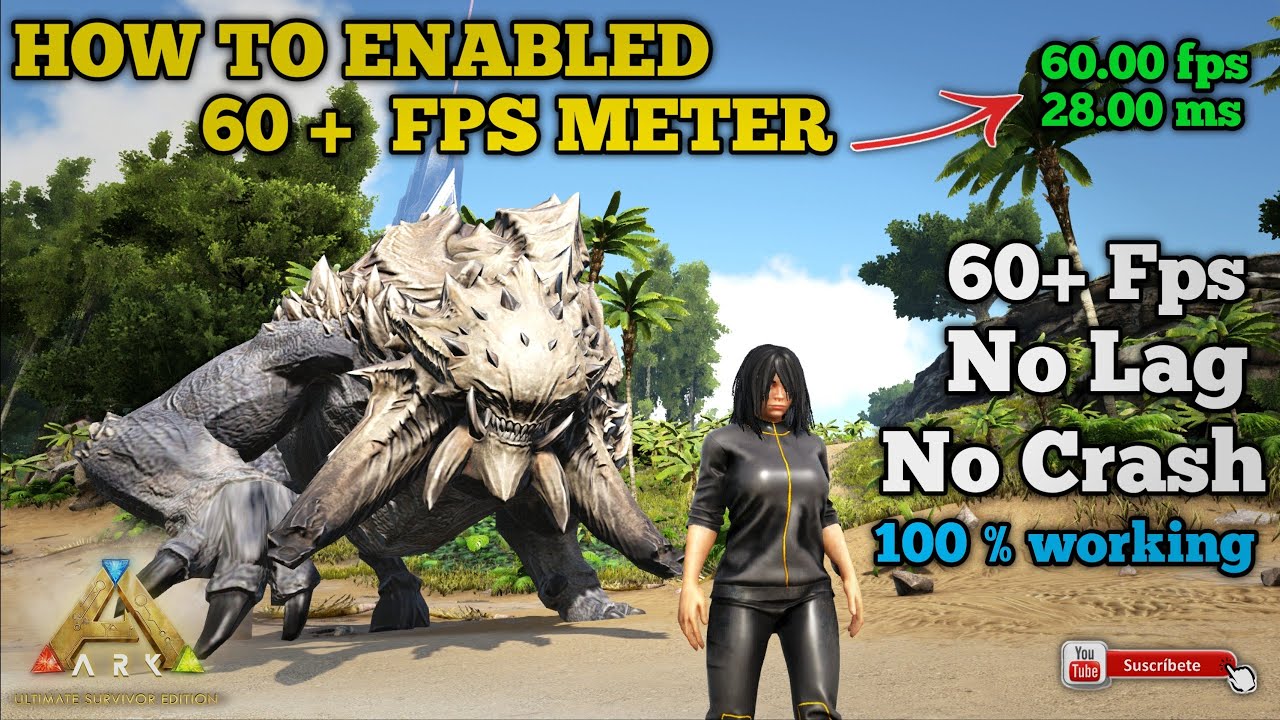 How To Fix Lag and Unlock 60 + FPS In Ark Mobile Free God Console ARK ...