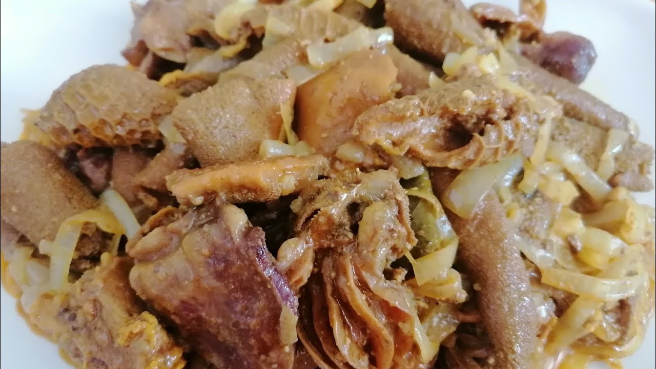 Sweet & sour sheep tripe| soul food🤤 ️ - YouTube