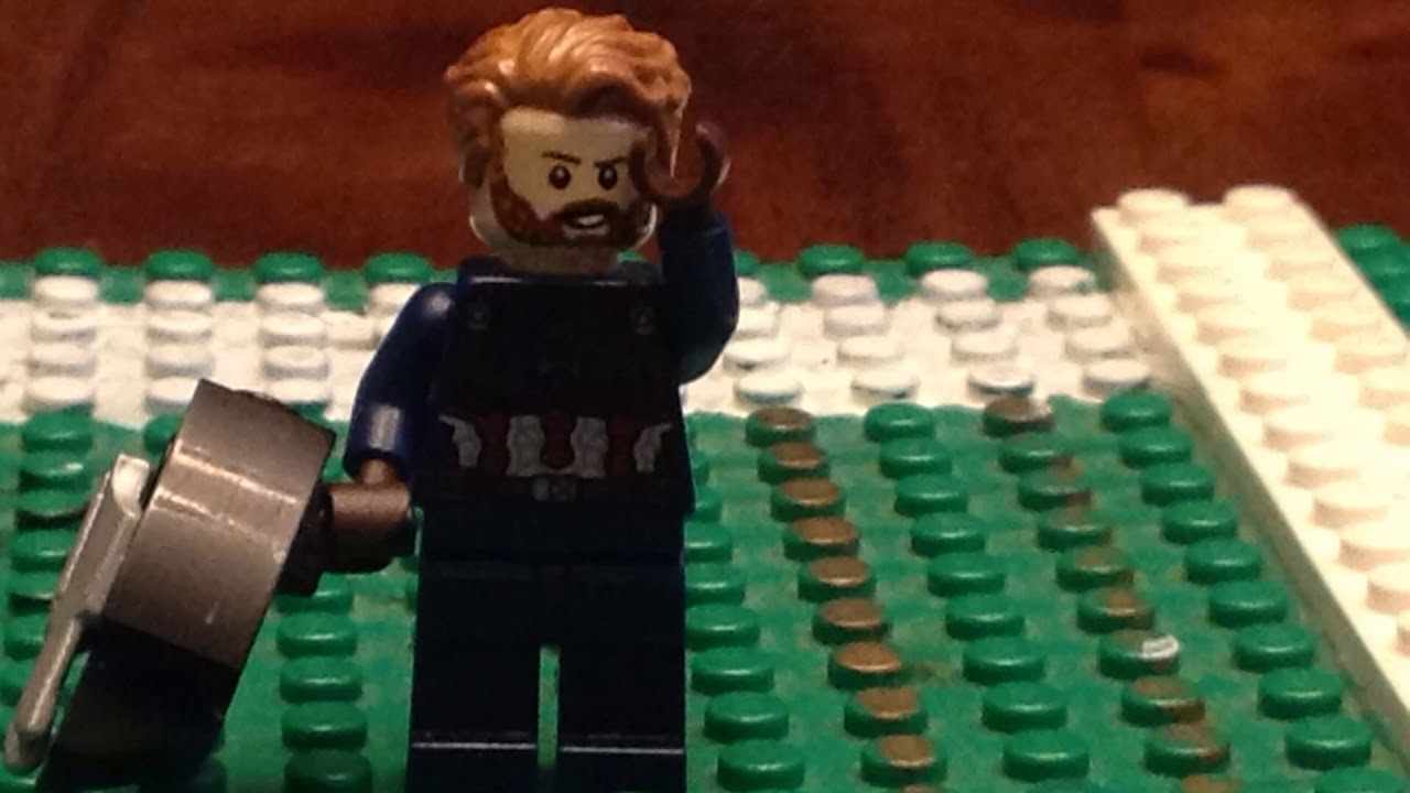 "I am Steve Rogers" scene (in LEGO) - YouTube
