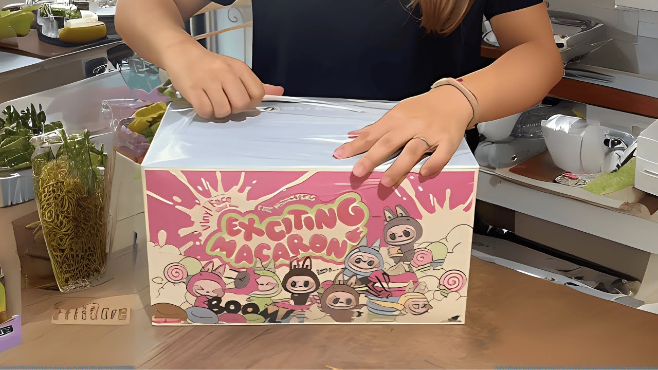 ASMR Unboxing Labubu's Exciting Macaron | Adorable Cute Blind Boxes ...