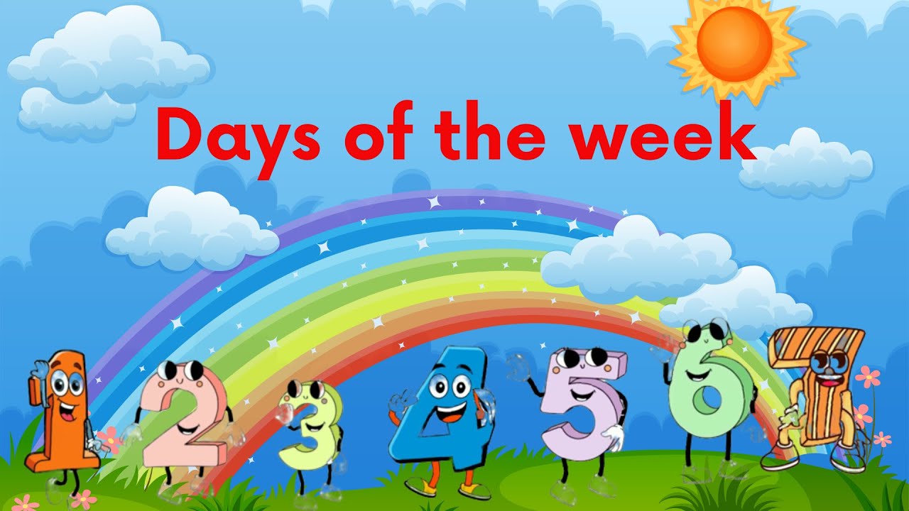 Learn the Days of the Week with Fun and Colourful Animations | Kids ...