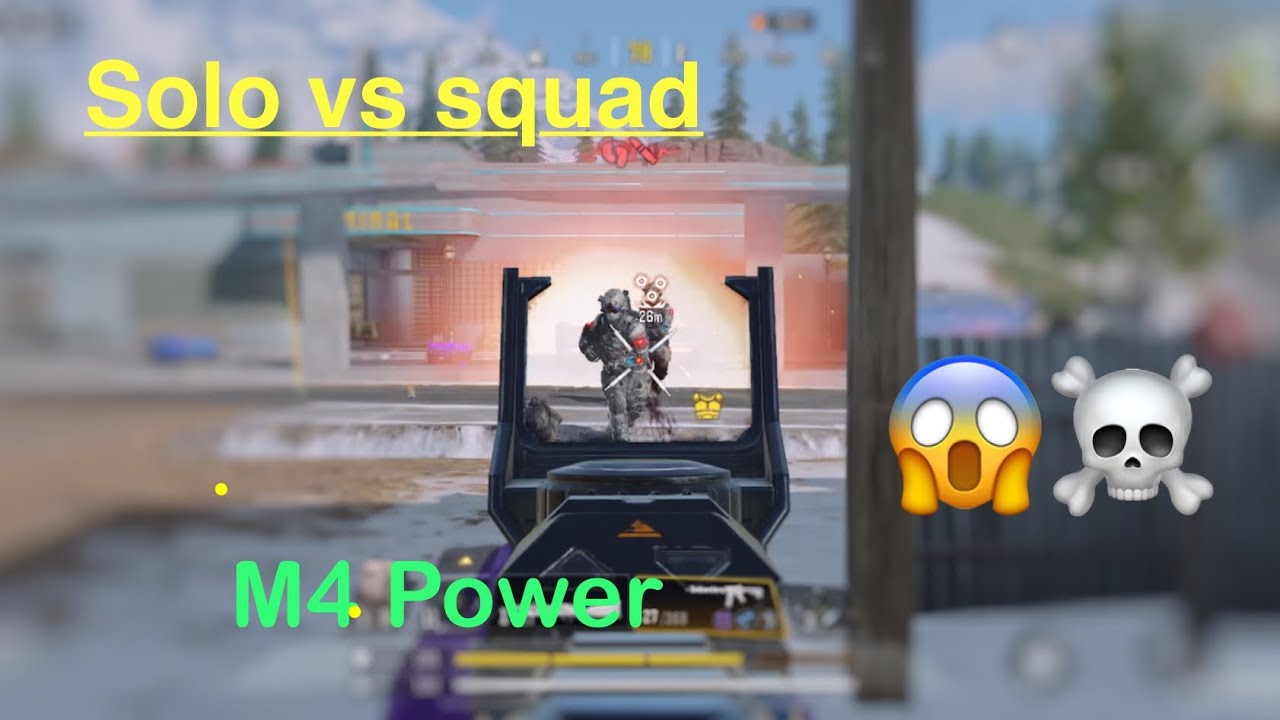 M4 Destruction: Solo Squad Victory in COD Mobile - YouTube