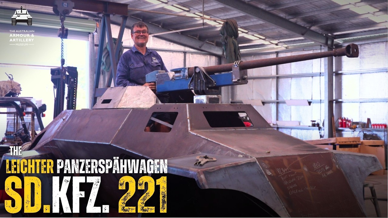 WORKSHOP WEDNESDAY: Fabricating the SdKfz 221's Panzerbüchse 41! - YouTube