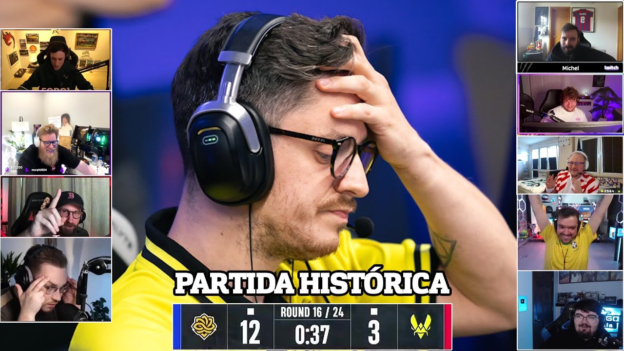 REAÇÃO DOS STREAMERS COM A LEGACY QUEBRANDO A INVENCIBILIDADE DA ...