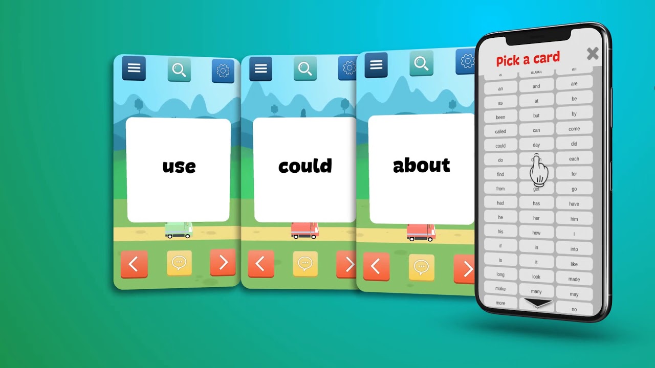New Sight Words App - Animated Flashcards - YouTube