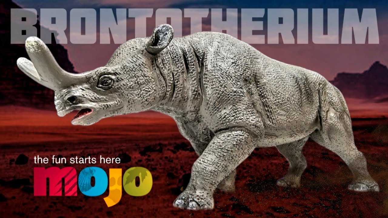 Mojo Fun Brontotherium Review!!! - YouTube