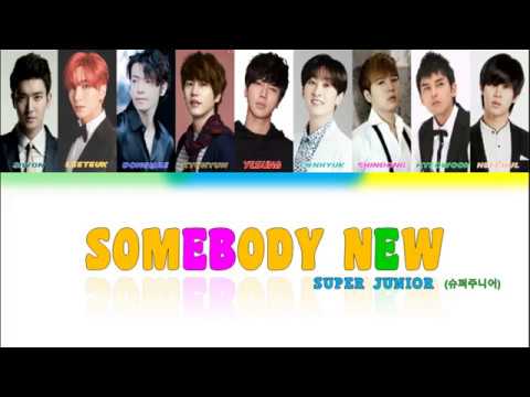 Super Junior (슈퍼주니어) Somebody New Lyrics - Color Coded Lyrics (Han/Rom ...