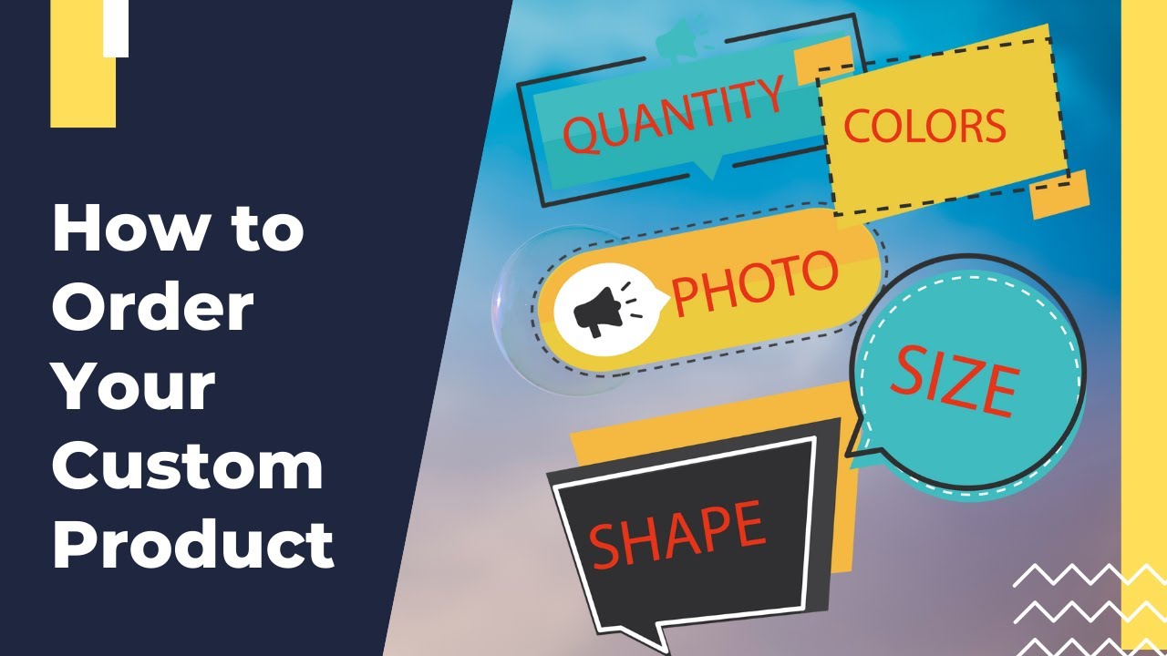 How to Order Your Custom Product - YouTube