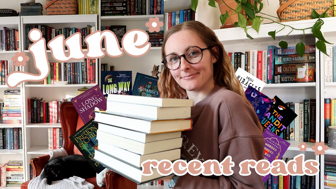 the 10 books I read in june 🌼 | my monthly wrap up - YouTube