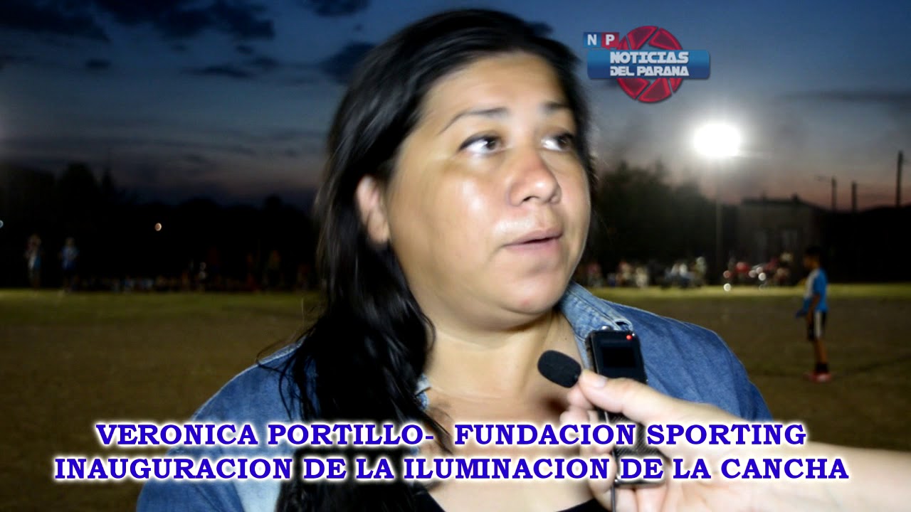PORTILLO - SABRINA - ILUMINACION DE CANCHA DE SPORTING CLUB - YouTube