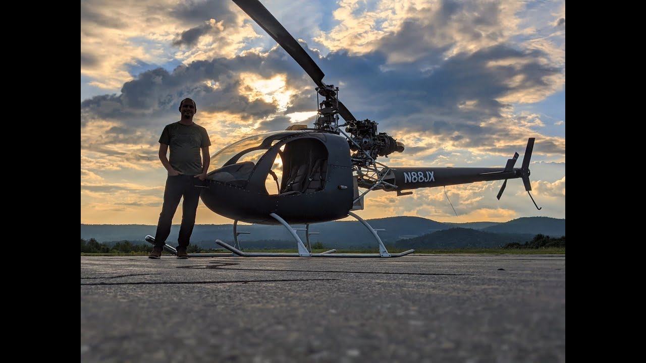 Rotorway JetExec Helicopter - Solo Hover Training - YouTube