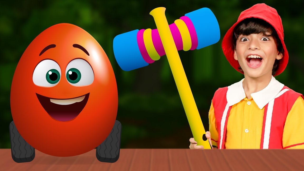 Surprise Eggs X Finger Family Transport Nursery Rhyme For Kids ...