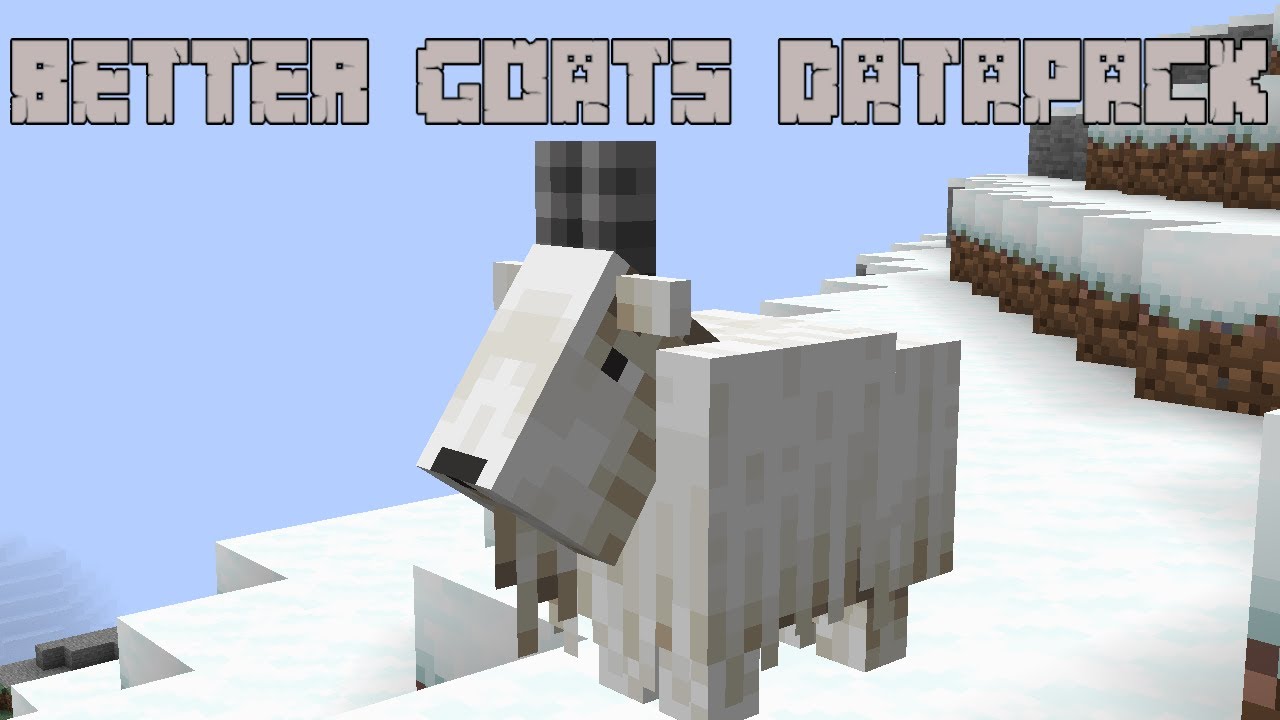 So I made Goats MUCH Better in Minecraft.. - YouTube
