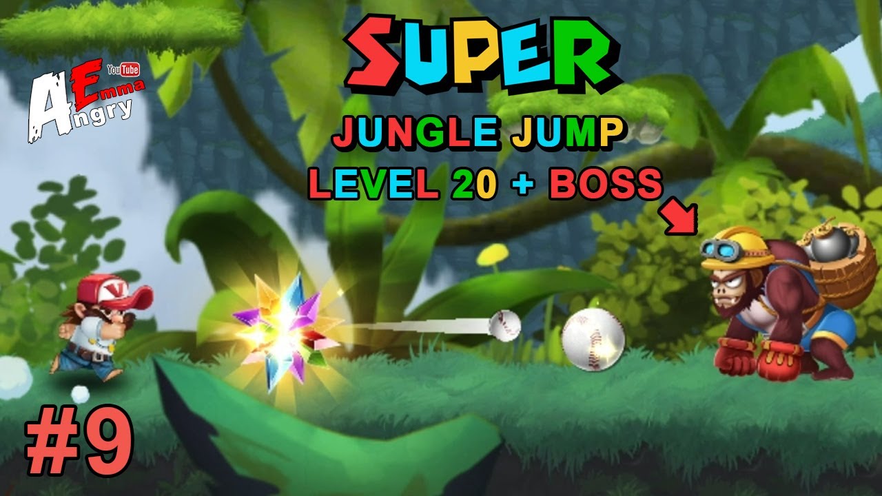 🏝️Super Jungle Jump - Gameplay #9 (level 20 + BOSS) - YouTube