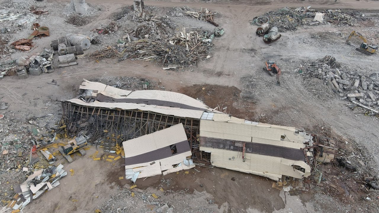 Wisconsin Rapids Paper Mill Demolition - YouTube