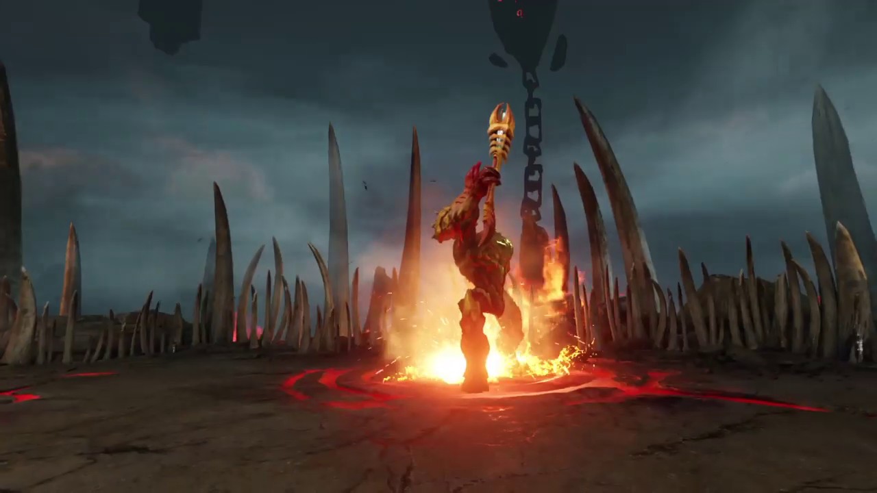 DOOM 2016 Hell Guards Boss - YouTube