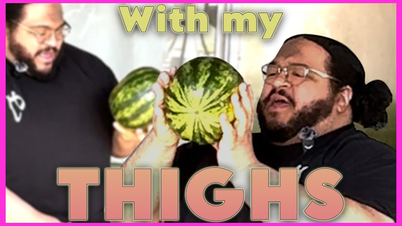 Teaching Watermelon a Lesson | Watermelon Thigh Crush - YouTube