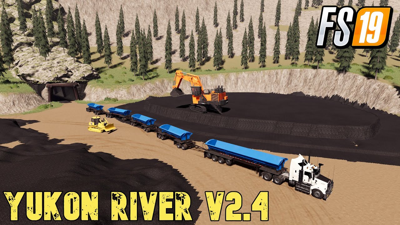 FS-19 YUKON RIVER VALLEY MAP V2.4 \\RELEASED// FARMING SIMULATOR 19 ...