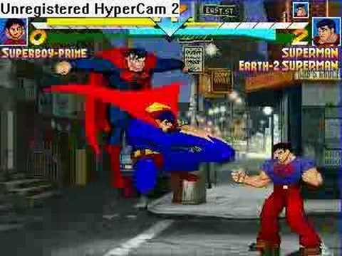 Superman + Earth 2 superman Vs superboy prime Mugen battle - YouTube