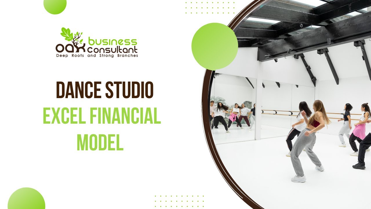 Dance Studio excel financial model - YouTube