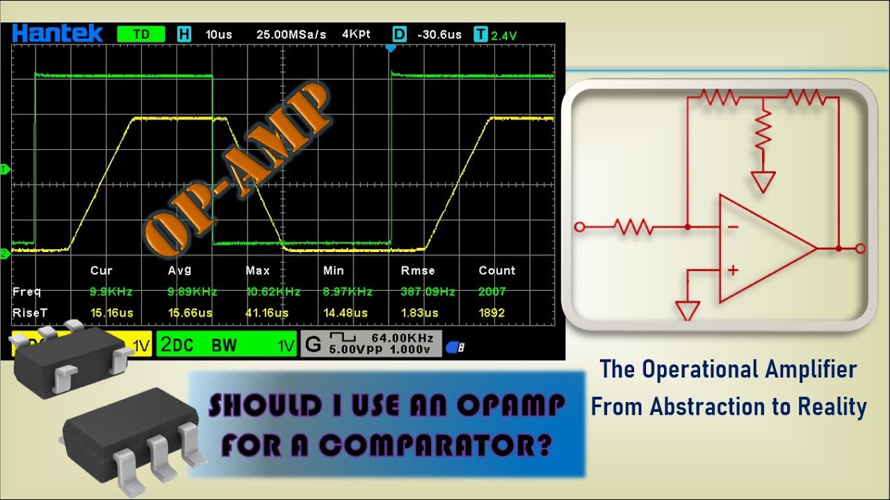 Should I Use an Opamp for a Comparator? - YouTube