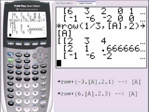 Using the TI-84 Plus to Pivot - YouTube