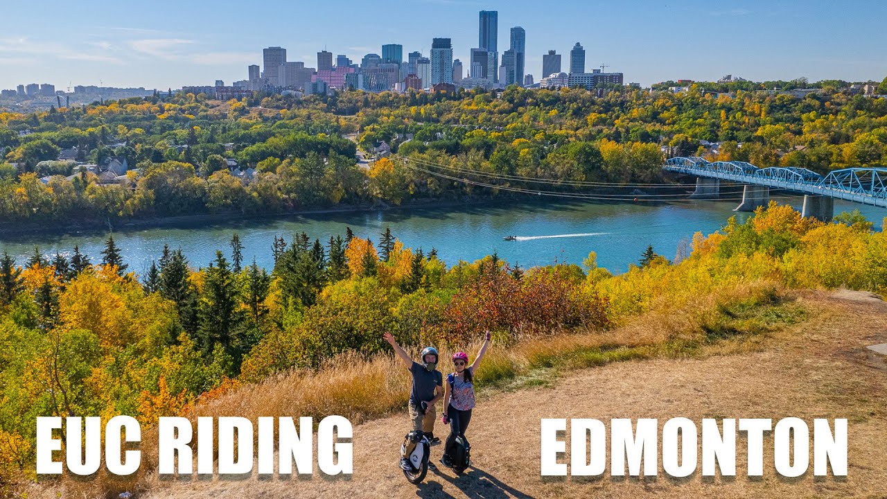 Quarry to Forest Heights EUC ride, Edmonton - YouTube