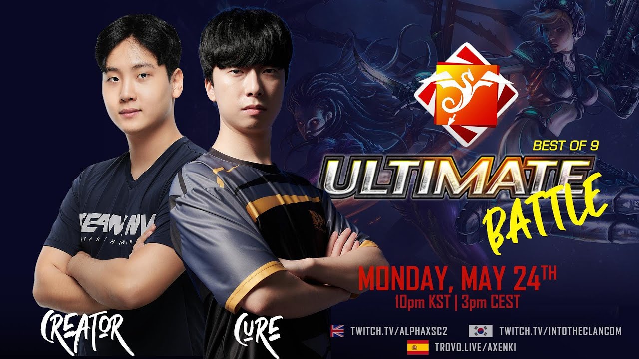 【스타2끝장전】Cure/김도욱 vs Creator/장현우 - SC2 ITaX Ultimate Battle#12 전경기 풀영상 ...