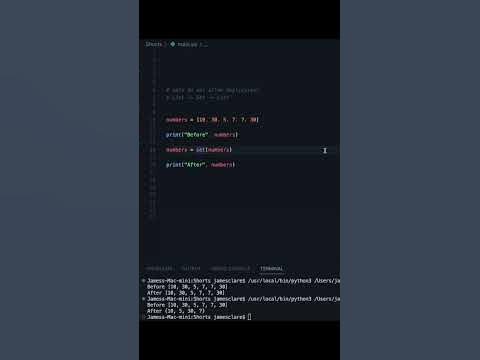 Python - The easiest way to remove duplicates from a list - YouTube