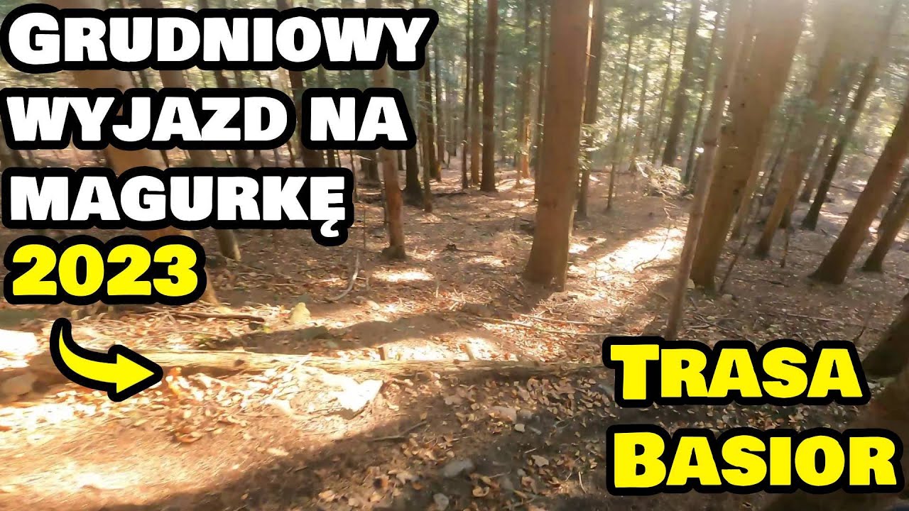 Tak wygląnda Magurka trasa Basior w grudniu 2023 - YouTube