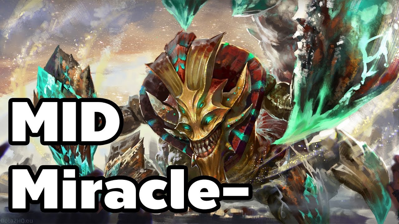 Sand King Mid By Miracle- Dota2 Fullgame - YouTube