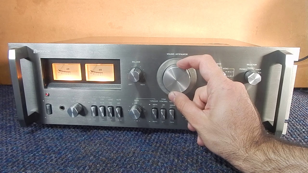 POLYVOX CM 5000 Grafite PRÉ AMPLIFICADOR SYSTEM 5000 [ demonstração de ...