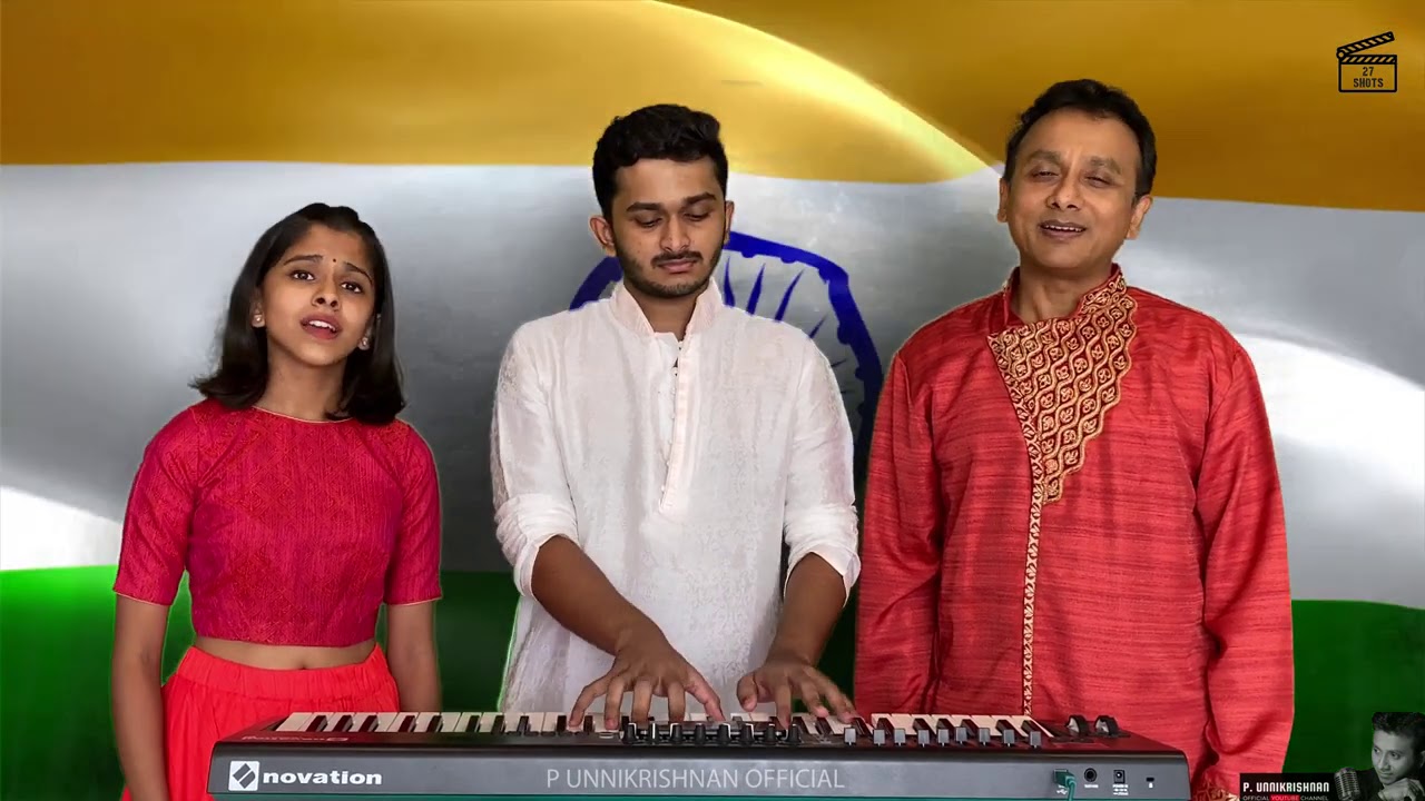 HAPPY INDEPENDENCE DAY | National Anthem | P UNNIKRISHNAN - YouTube