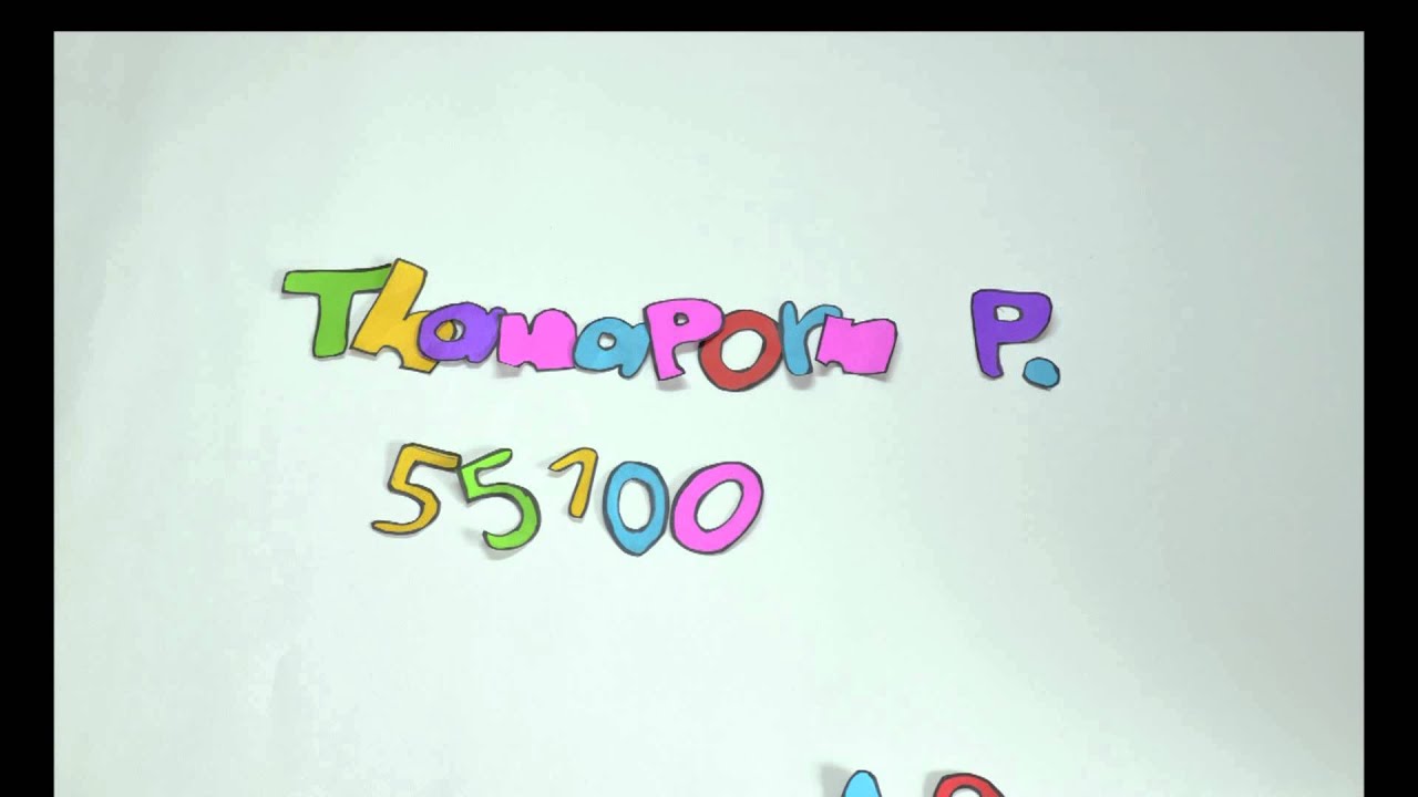 The Alphabet War stop motion - YouTube