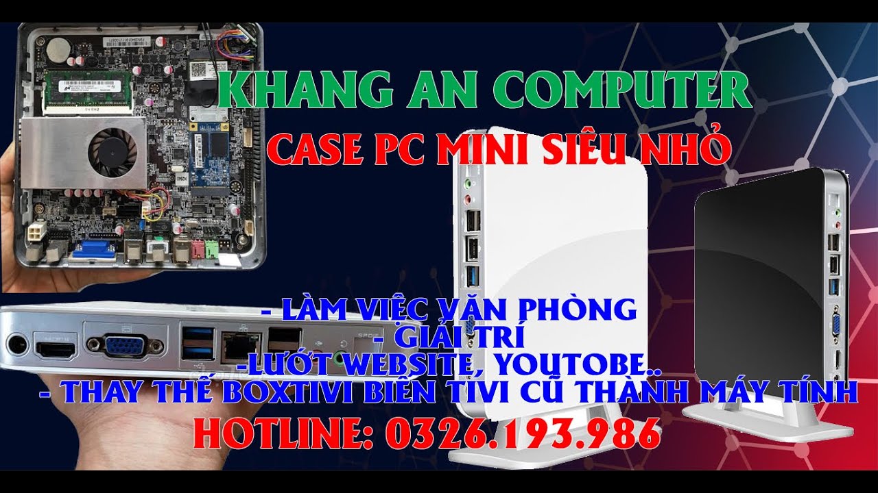 PC mini Q3 thế hệ 4 n2940 ram 4gb ssd 120gb m2 - YouTube