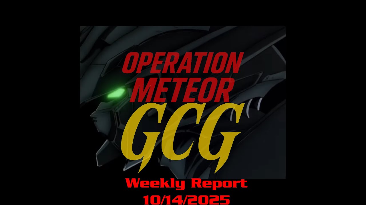Operation Meteor Report 10/14/2025 | Gundam Card Game News Recap! - YouTube