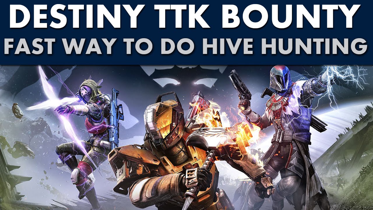 Destiny TTK Guide - Hive Hunting Bounty (Defeat 50 Hive) - YouTube