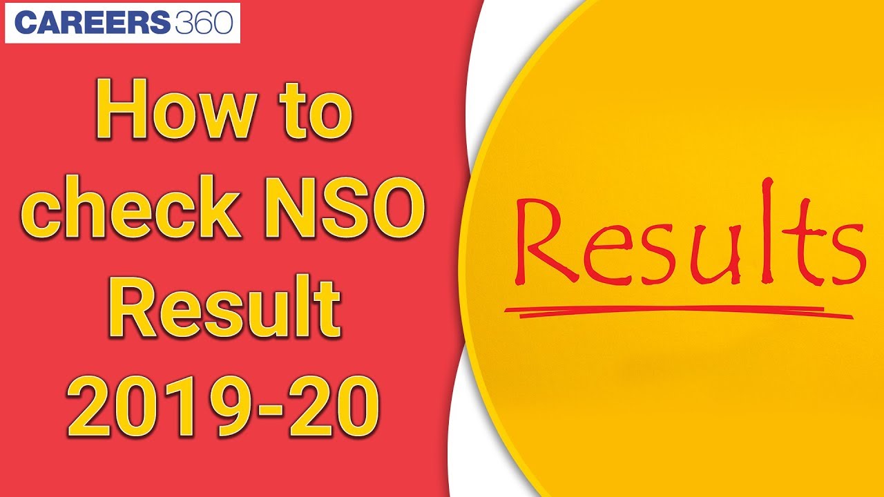How to check NSO Result 2019-20 - YouTube