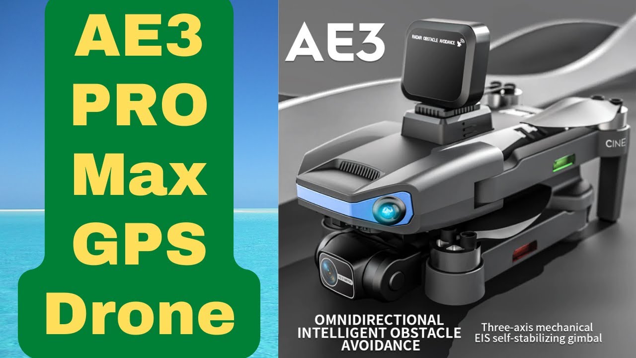AE3 Pro Max GPS Drone - YouTube