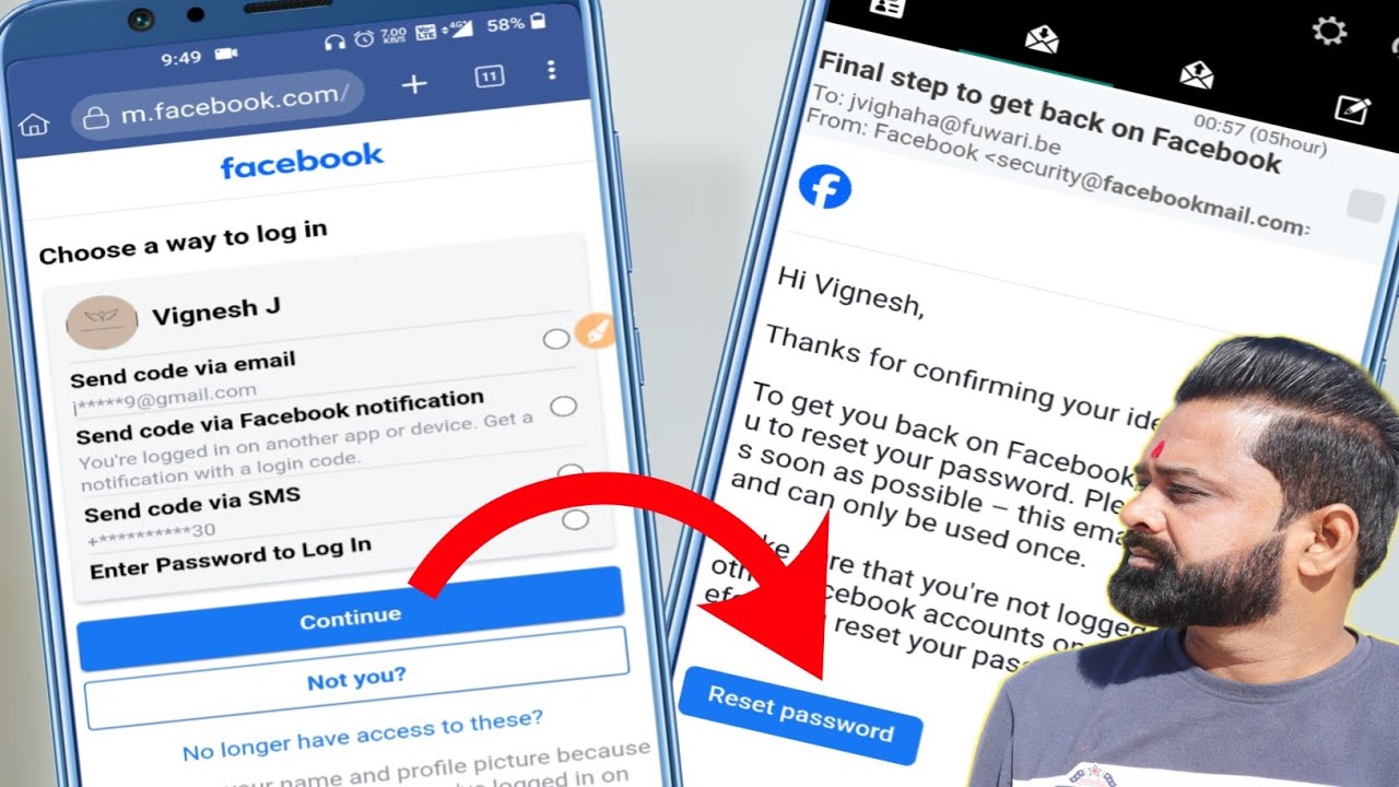 Final step to get back on Facebook | Facebook reply problem | How to ...