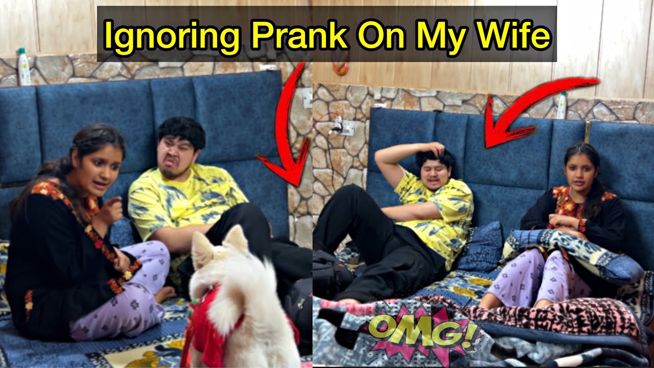 Ignoring Prank On My Wife || #nikkrichavlogs - YouTube
