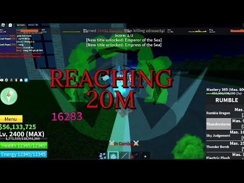 Reaching 20M Bounty! Bounty/Honor Hunting Highlights/Montage| Blox ...