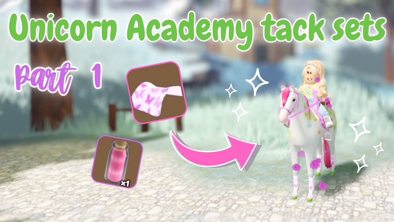 Making Unicorn Academy *TACK SETS* For My Horses - Part 1 | Wild Horse ...