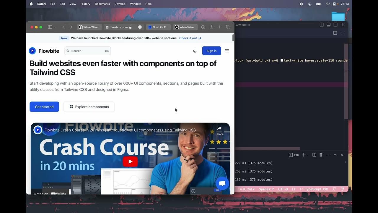 Tutorial Tailwind And Componentes Con Flowbite Youtube