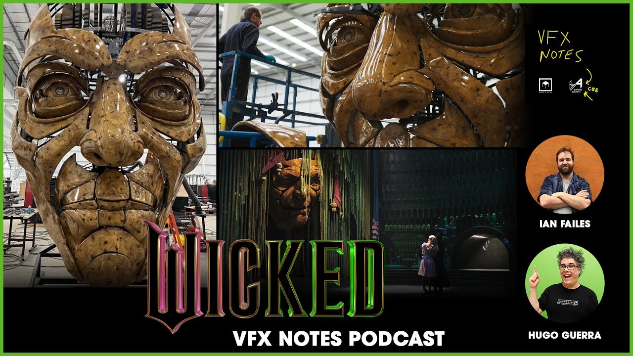 Wizard of Oz's Animatronic head on Wicked | VFX Notes Podcast - YouTube