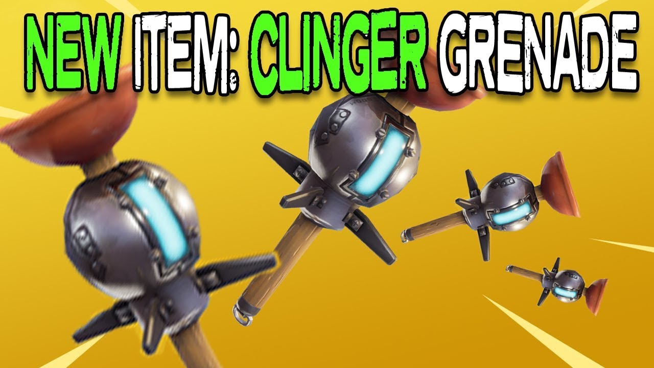 THE CLINGER IN USE! | FORTNITE NEW ITEM - YouTube